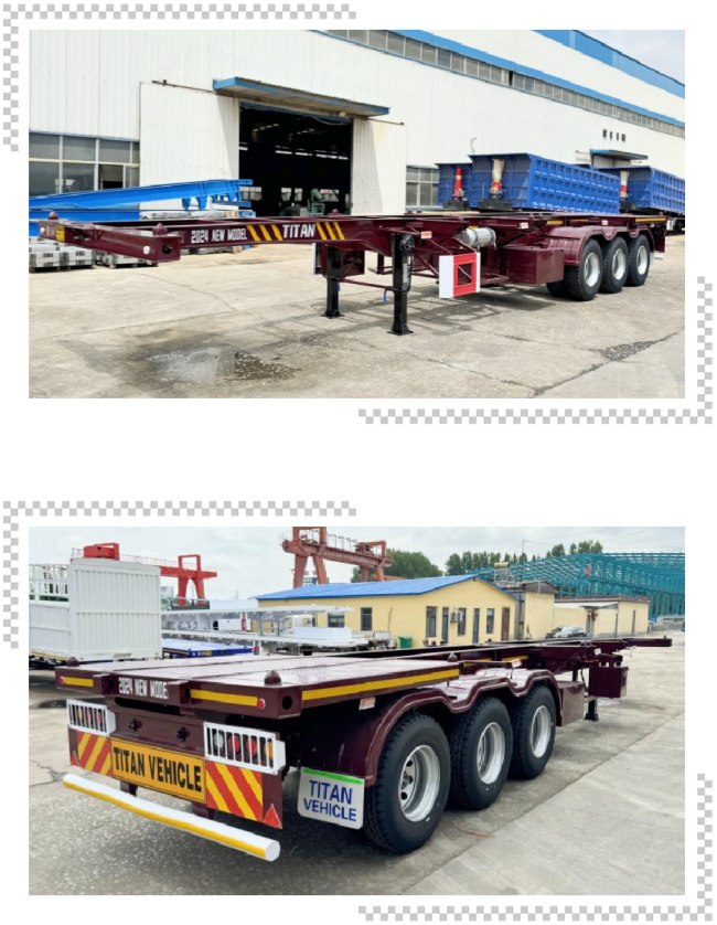 Tri Axle Container Chassis for Sale | 40ft Container Chassis